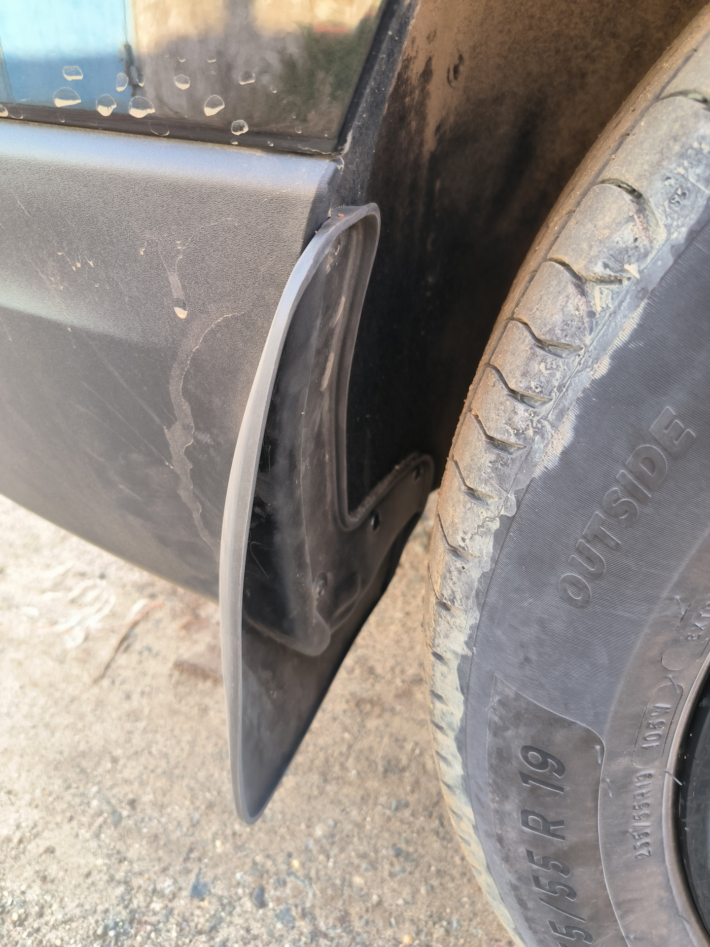 Задние брызговики на Шевроле Эквинокс 3G — Chevrolet Equinox (3G), 2 л ...