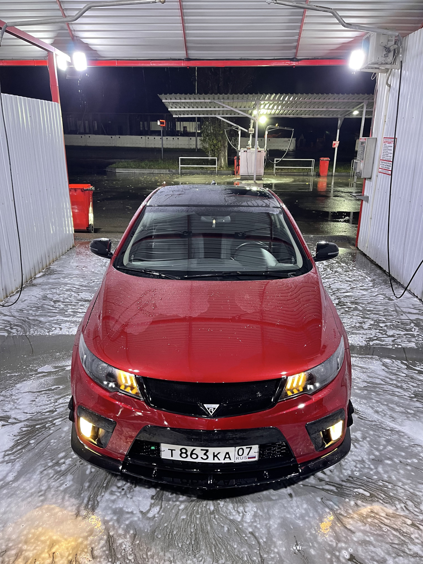 Оформление тачки и зимние колеса — KIA Cerato Koup (1G), 2 л, 2011 года ...