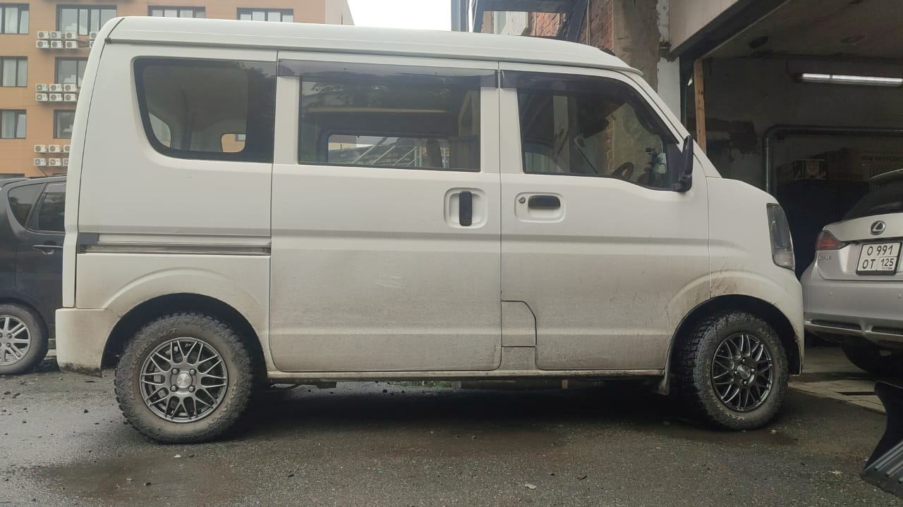 О чем писать когда нет поломок? Правильно ОПЯТЬ КОЛЕСА!) — Suzuki Every ...