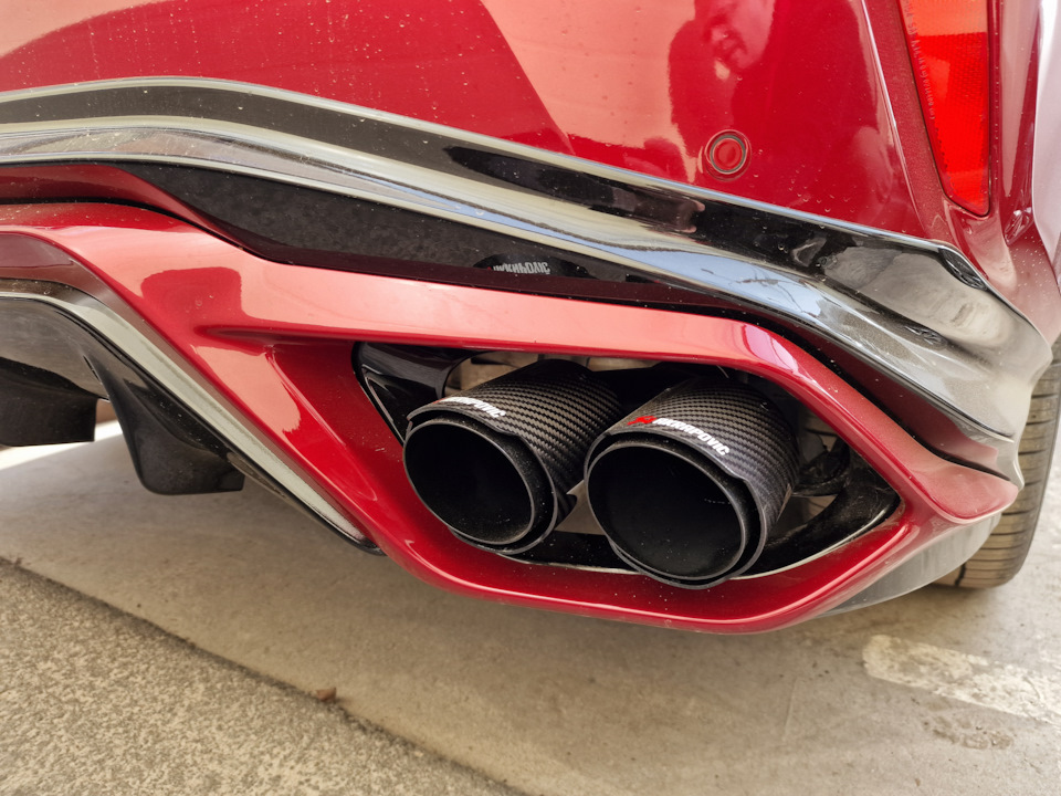 Перевоплощение. Шаг 8. Насадки Akrapovic. RX-350 — Lexus RX (4G), 3,5 л ...