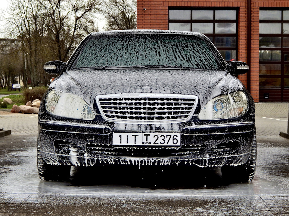 Помылись — Mercedes-Benz S-class (W220), 3,2 л., 2003 года | мойка | DRIVE2