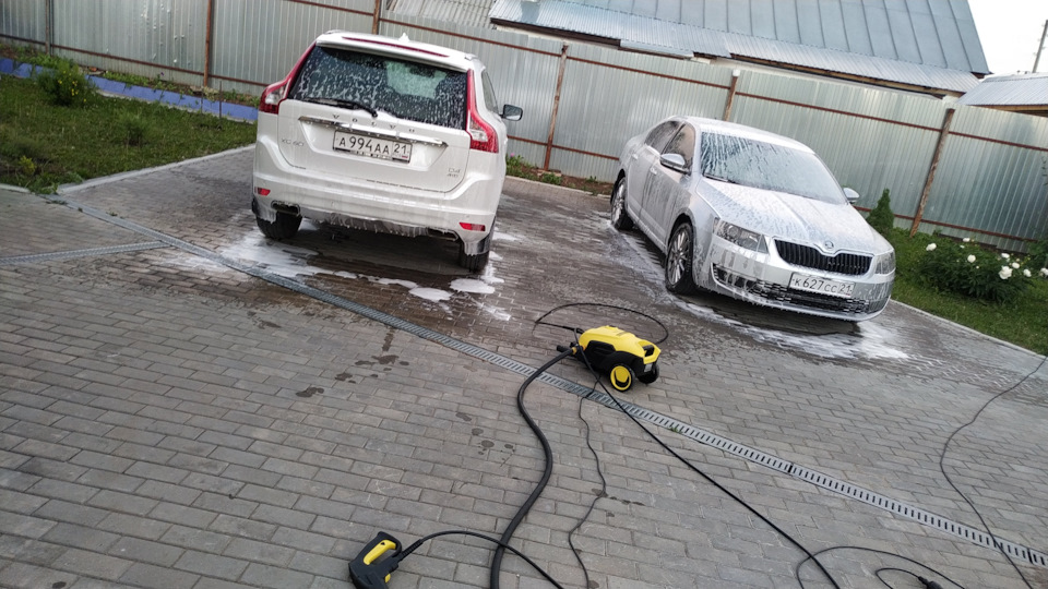 Выбор шампуня для керхера итог — Skoda Octavia A7 Mk3, 1,8 л, 2014 года ...