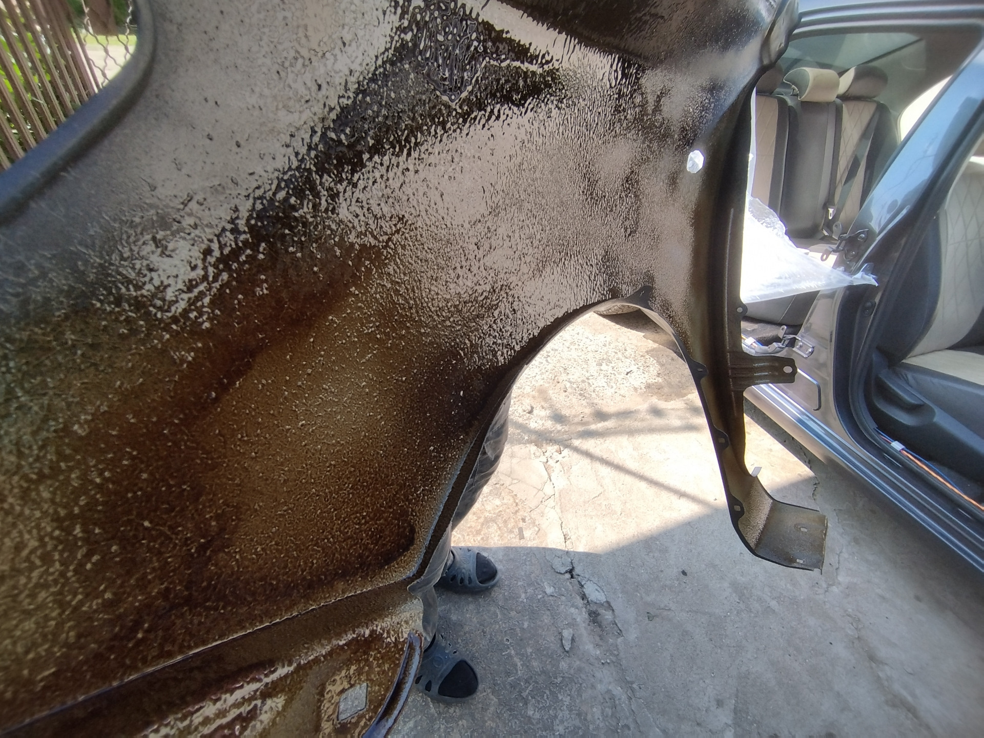 Вопрос. Как антикорить это место? — Toyota Corolla (140/150), 1,6 л ...