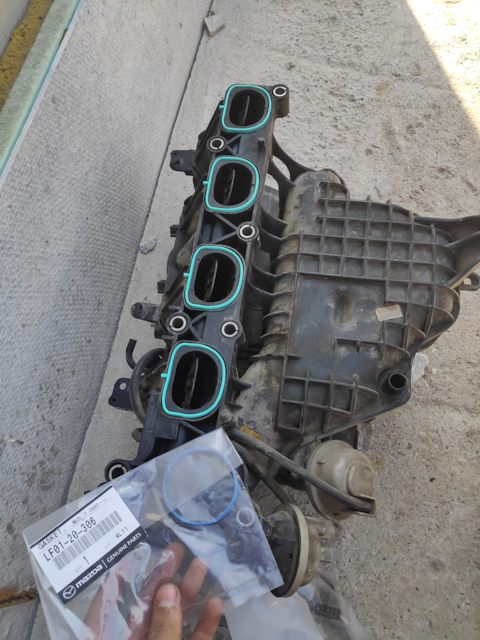 LF0120306 Кольцо уплотнительное системы впуска прокладка MAZDA ...