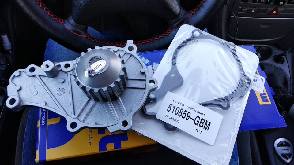 Замена ремня ГРМ с роликами и помпой — Citroen C5 (1G), 1,6 л, 2004 ...