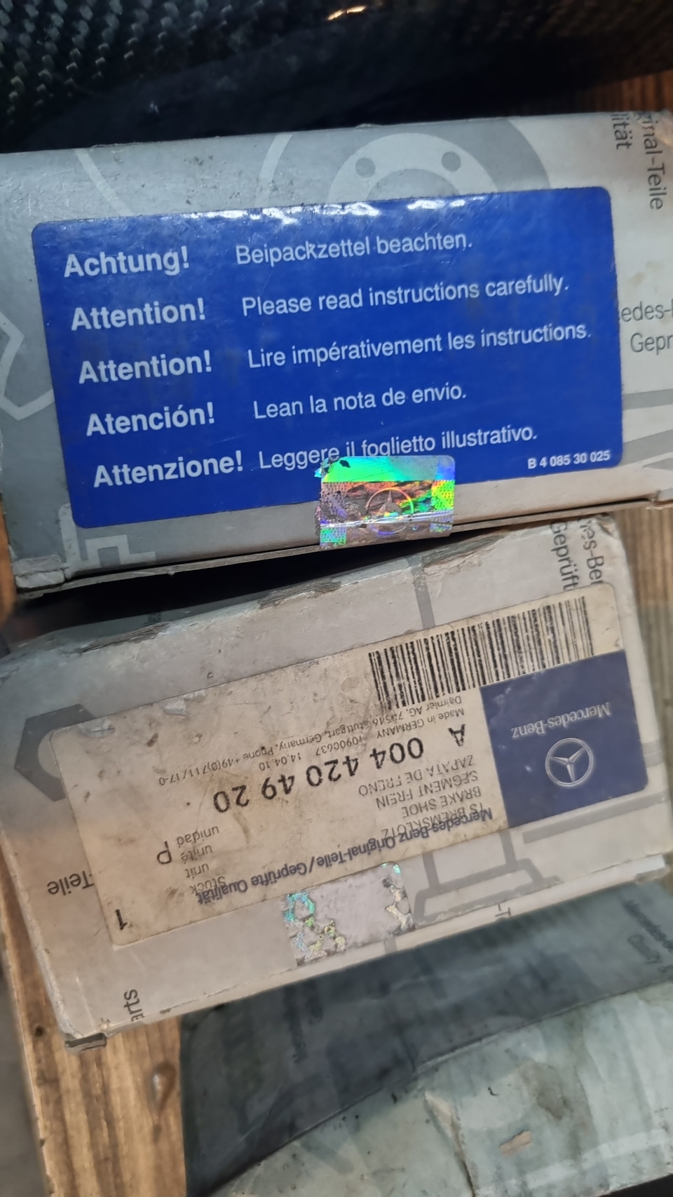 Колодки P30, 65е, black series — Mercedes-Benz CLS 55 AMG (C219), 5,4 л ...