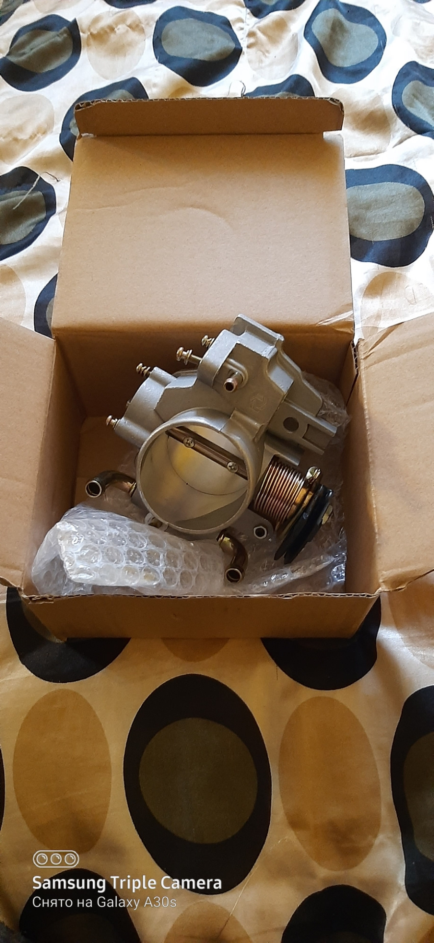 Дроссель 56 мм от ВАЗ 2112 на ланос 1,6 или колхоз дело добровольное🤣 ...