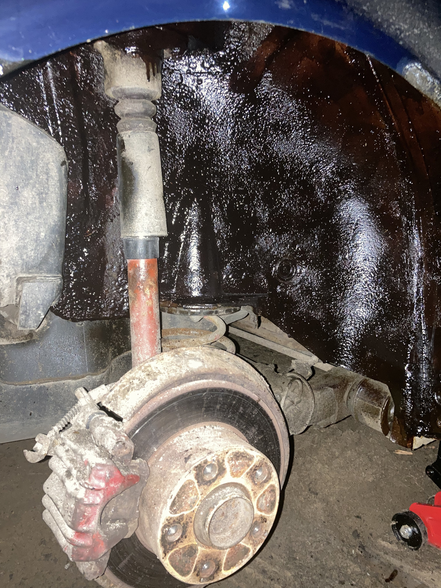 Подготовка в зиму, антикоррозийка — Audi A6 Avant (C5), 1,8 л, 1998 ...