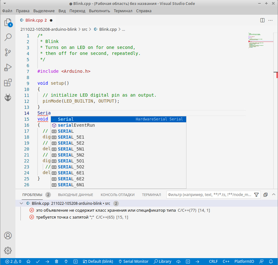 Замена Arduino Ide на PlatformIO — DRIVE2