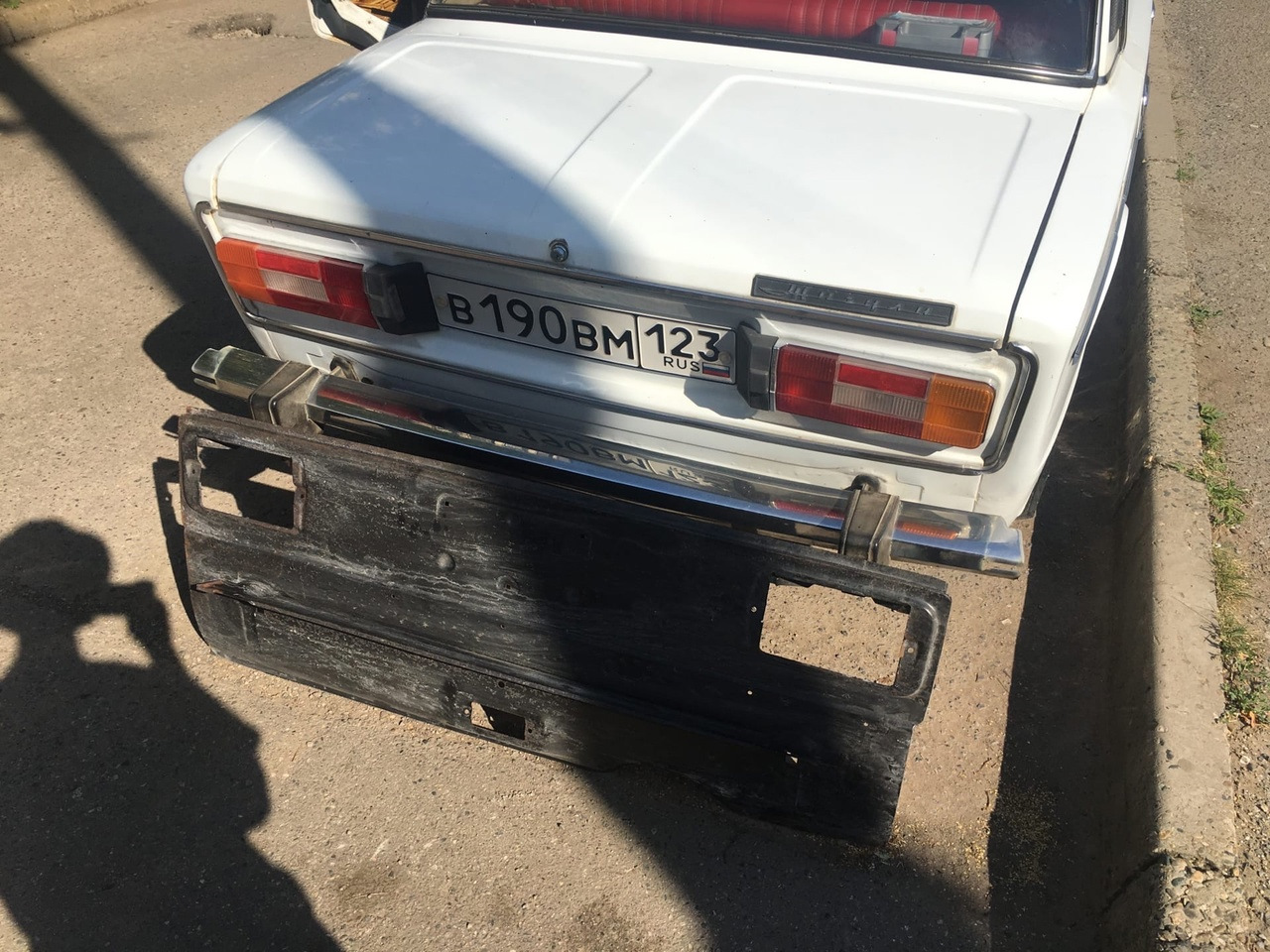 Новый задний фартук 2103 — Lada 21061, 1,5 л, 1997 года | тюнинг | DRIVE2