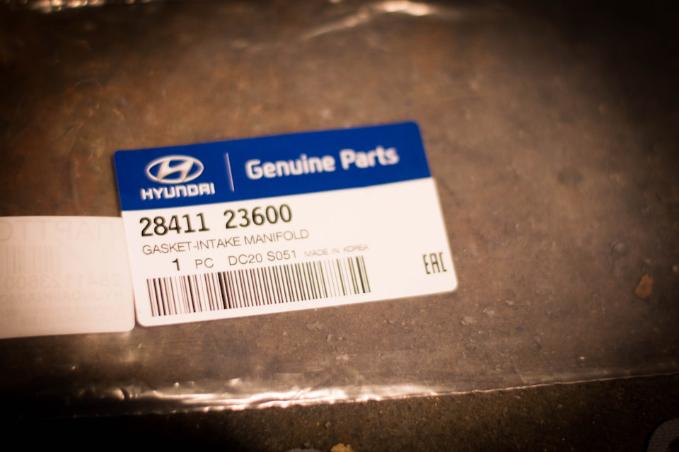 2841123600 Прокладка впускного коллектора двигателя KIA HYUNDAI ...