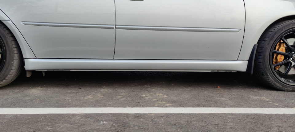 Замена накладок порогов. — Subaru Legacy (BL/BP), 2 л, 2005 года ...
