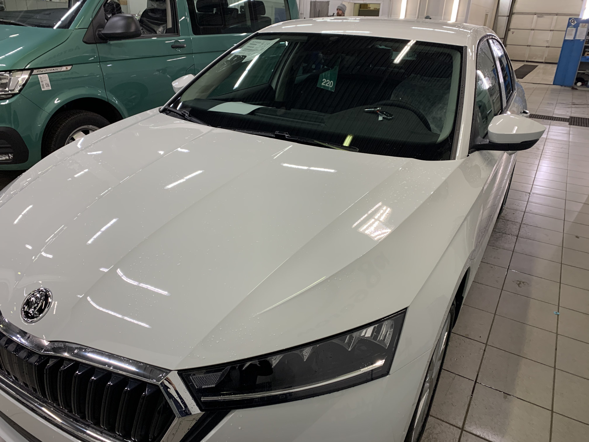 Первый осмотр (25.04.21 г) — Skoda Octavia A8 Mk4, 1,4 л, 2021 года ...