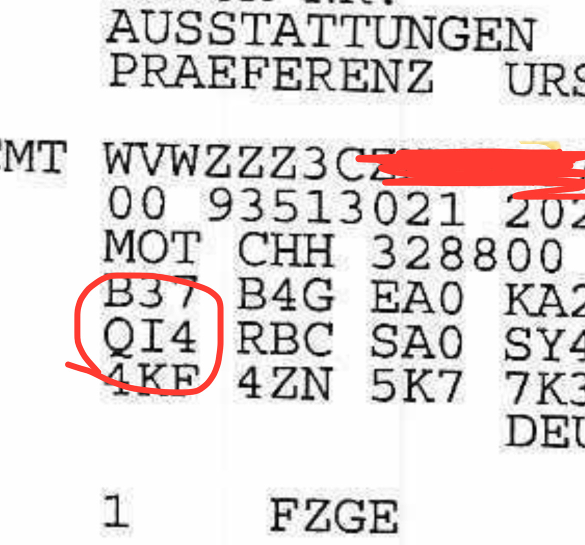 Список расходников CHHB Alltrack B8 — Volkswagen Passat Alltrack (B8 ...