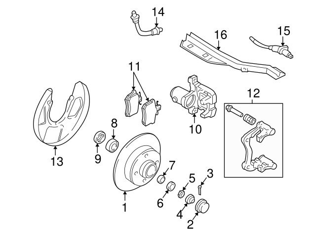 311405645B Подшипник ступицы заднего колеса / 84~ VAG | Запчасти на DRIVE2