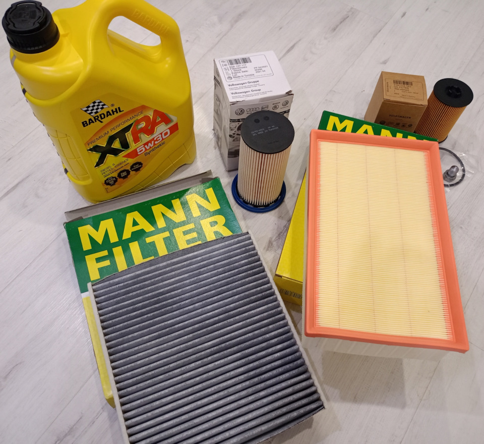 5. Первое ТО после покупки. Замена масел и фильтров. — Volkswagen ...