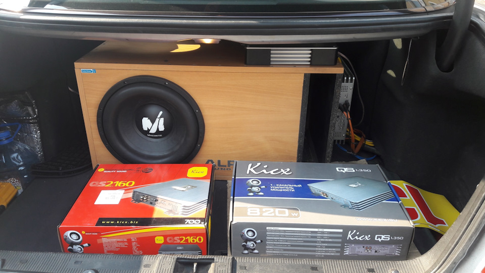 43. Усилитель Kicx QS 2.160 на фронт — Mercedes-Benz E-Class (W210), 2,2 л, 2000 года | автозвук ...