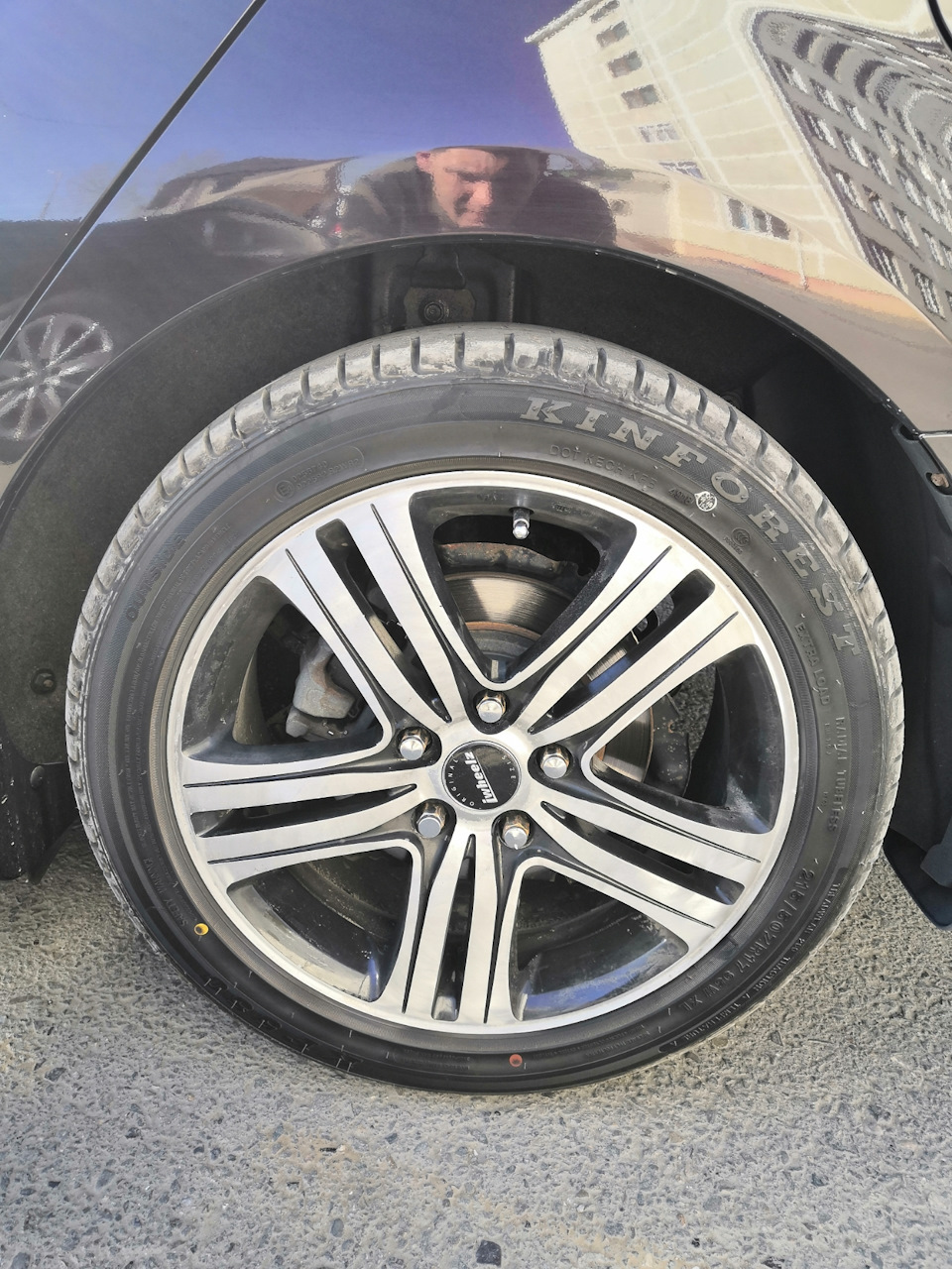 Резина Kinoforest R17 215/55 — Mazda 6 (2G) GH, 1,8 л, 2008 года | шины ...