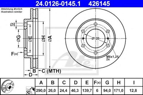 4615A061 Диск тормозной Mitsubishi | Запчасти на DRIVE2