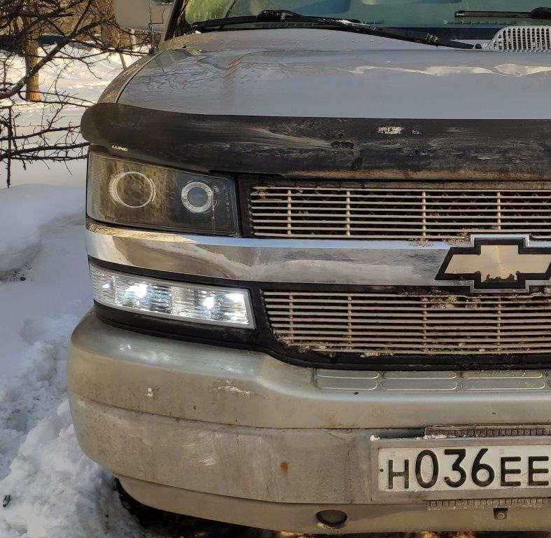 Сравнение трех подфарников на машине. — Chevrolet Express (GMT601), 5,3 ...