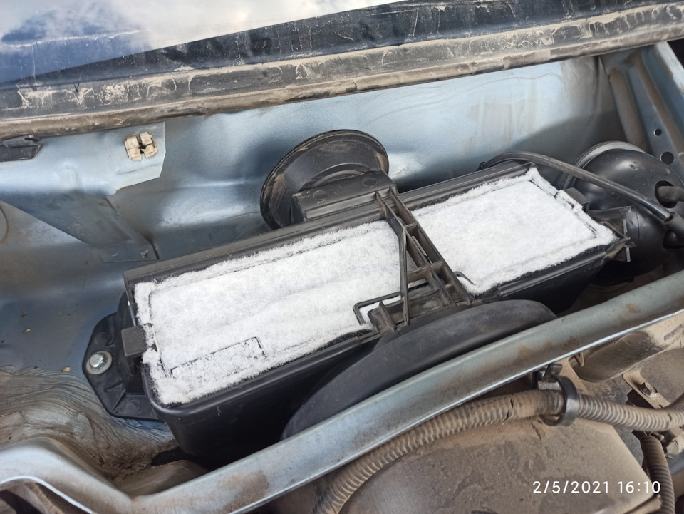 Установка фильтров салона. — Daewoo Nexia (N150), 1,5 л, 2010 года ...