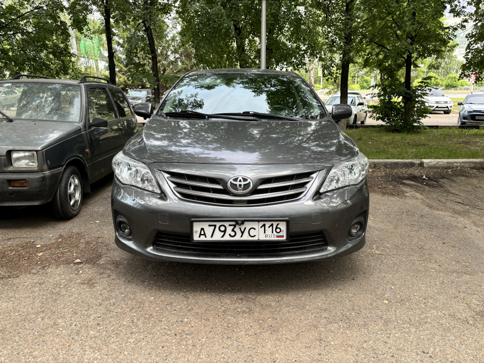 Полурест. — Toyota Corolla (140/150), 1,6 л, 2007 года | ДТП | DRIVE2