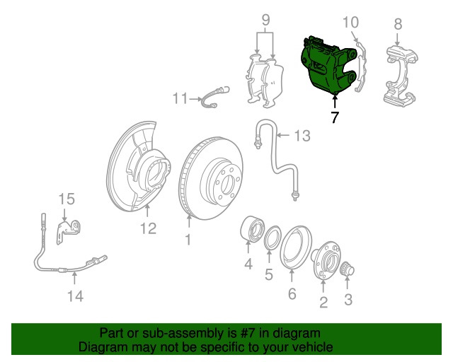 34116768429 Тормозной суппорт (восстановленный) BMW | Запчасти на DRIVE2