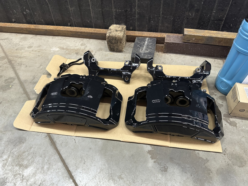 Установка 356мм тормозов спереди — Audi Q5 (1G), 2 л, 2011 года ...