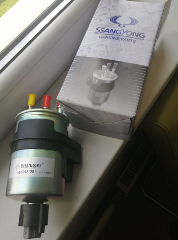 6650921201 Топливный фильтр. Дизель SSANG YONG | Запчасти на DRIVE2