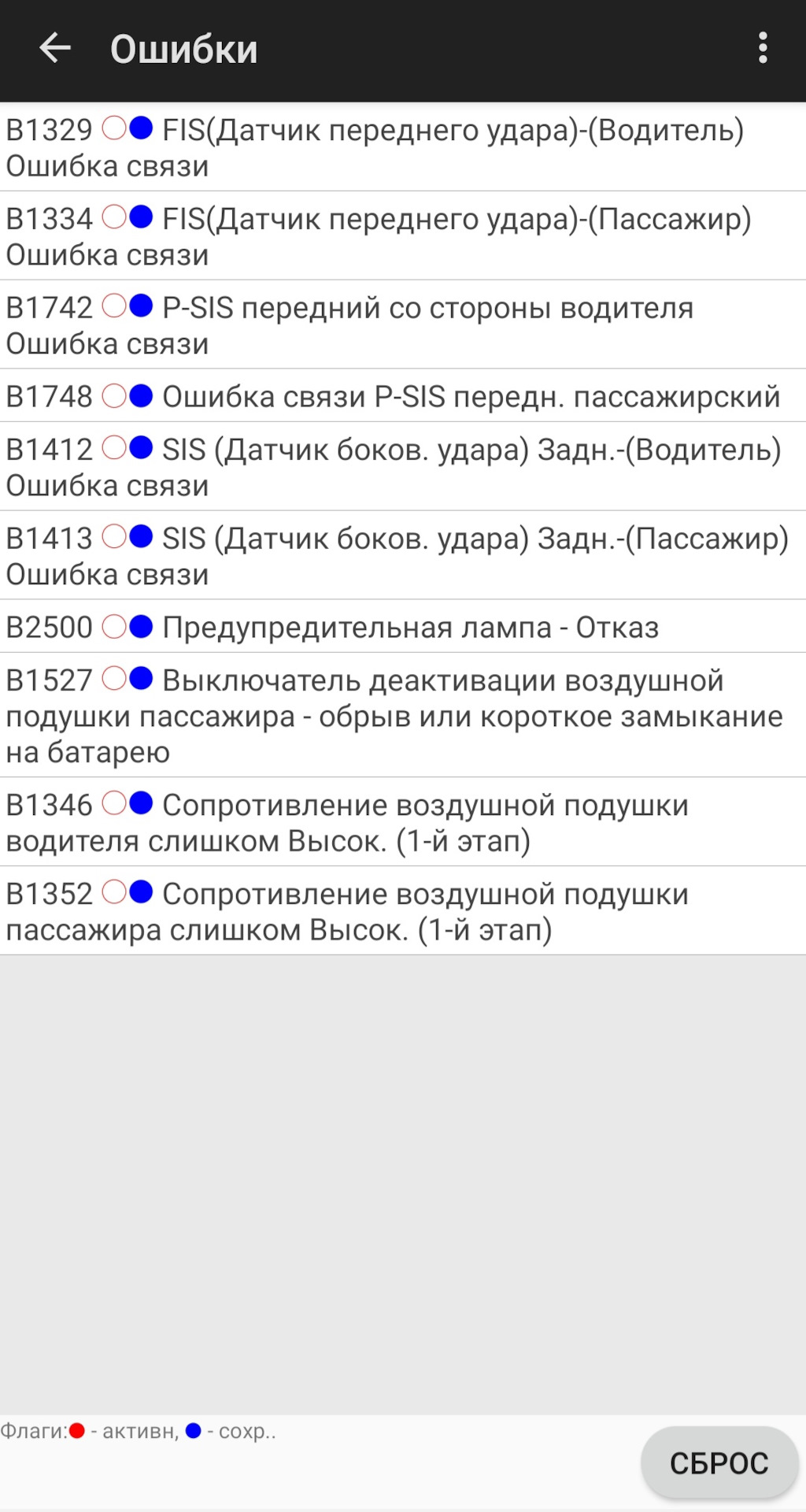 Исправление ошибки B1620 — KIA Sorento (2G), 2,2 л, 2009 года | поломка | DRIVE2