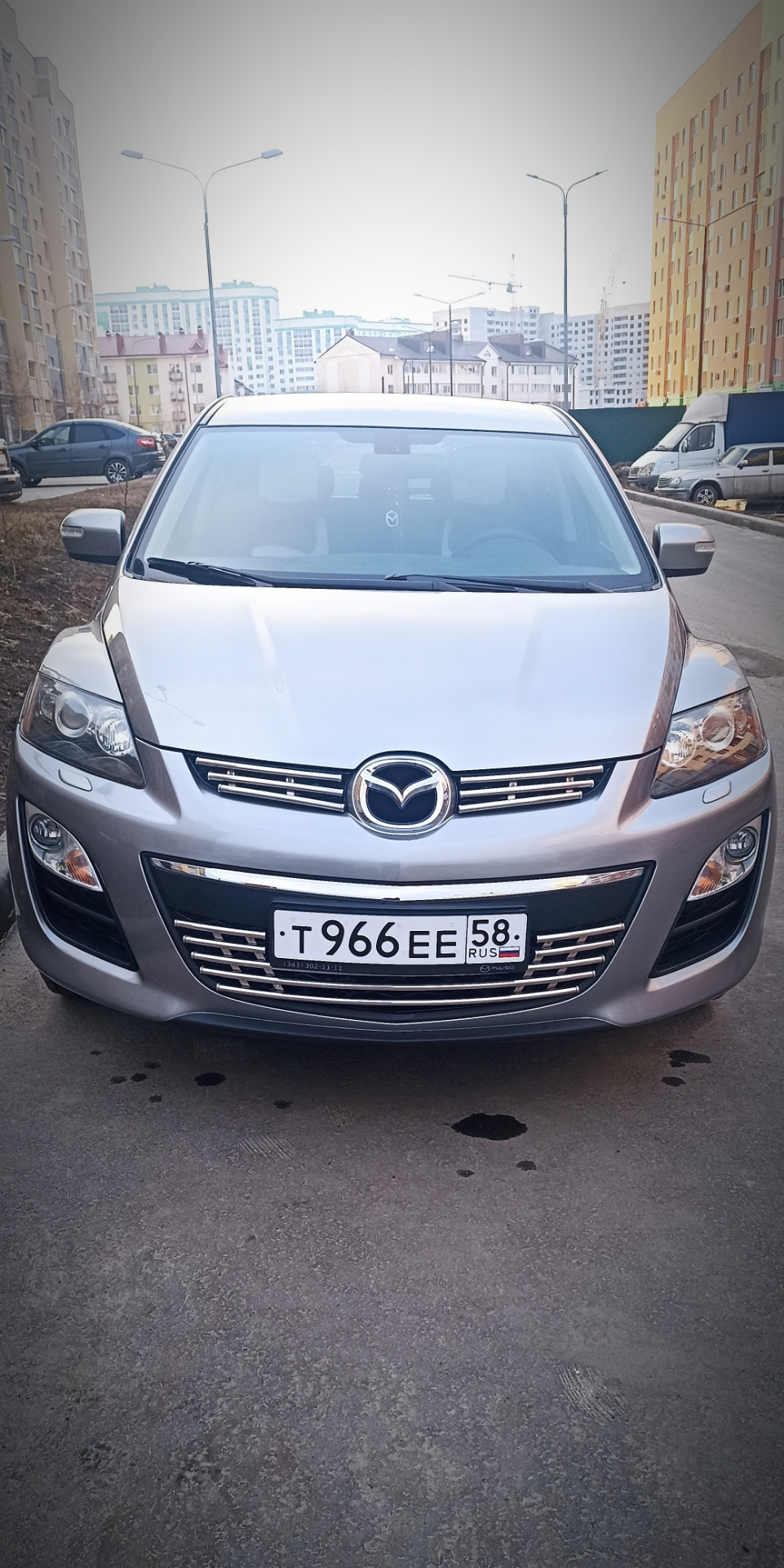 Хромированная решетка радиатора — Mazda CX-7, 2,5 л, 2011 года | тюнинг | DRIVE2