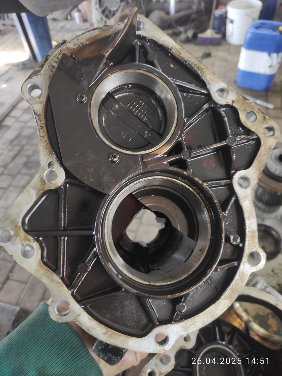 Замена подшипников и сальников раздатки — Hyundai Santa Fe (1G), 2 л ...