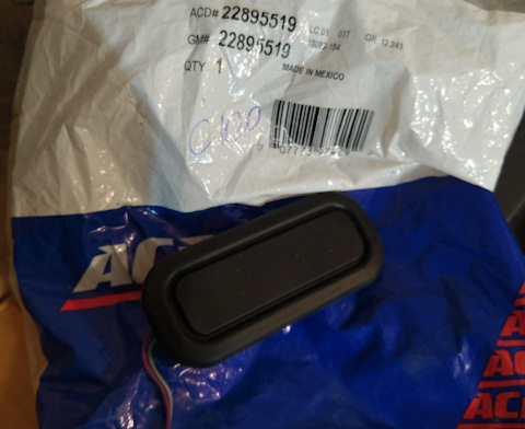 22895519 Накладка микропереключателя электрозамка задней двери GM ...