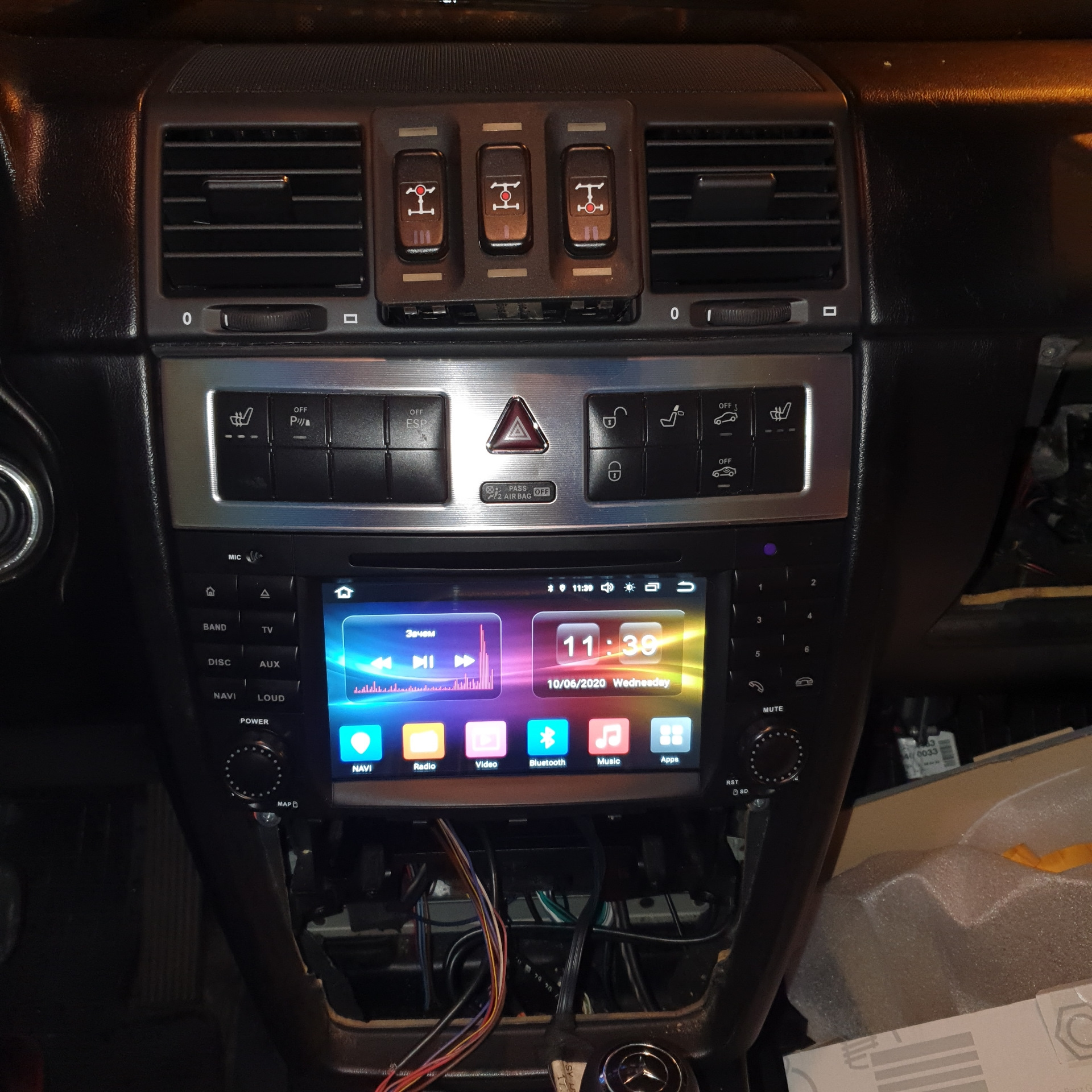 Рестайл торпедо под 2007+ — Mercedes-Benz G-Class (W463), 3,2 л, 2004 ...