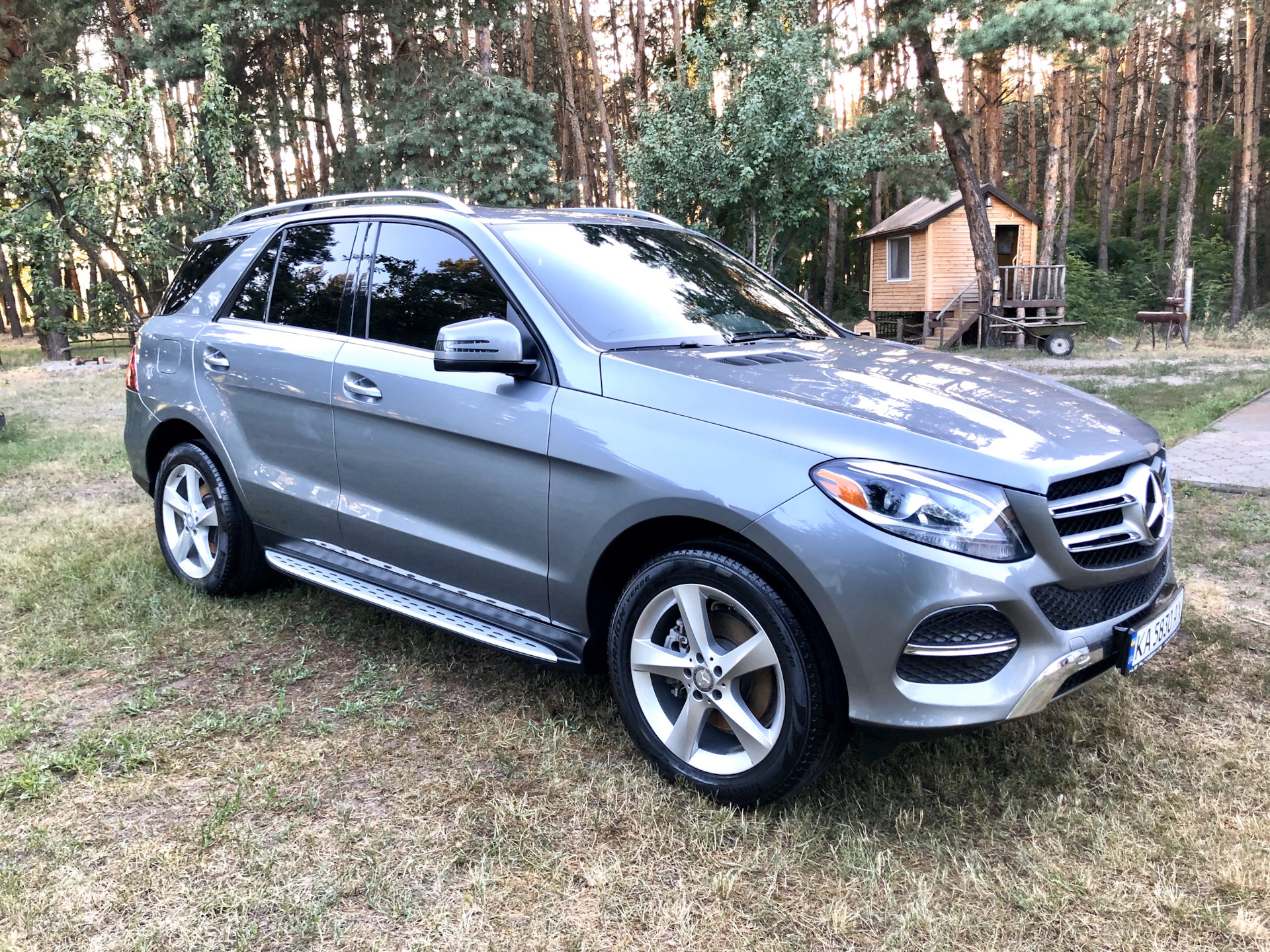 Крутятся диски… — Mercedes-Benz GLE-Class (W166), 3,5 л, 2016 года ...