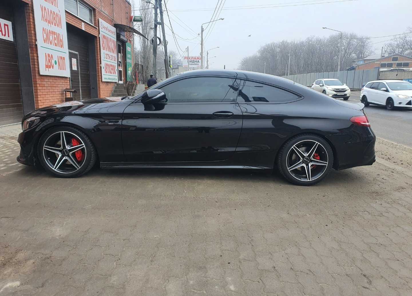 Замена пружин H&R на 677 — Mercedes-Benz C-Class Coupe (C205), 1,6 л, 2016 года | стайлинг | DRIVE2