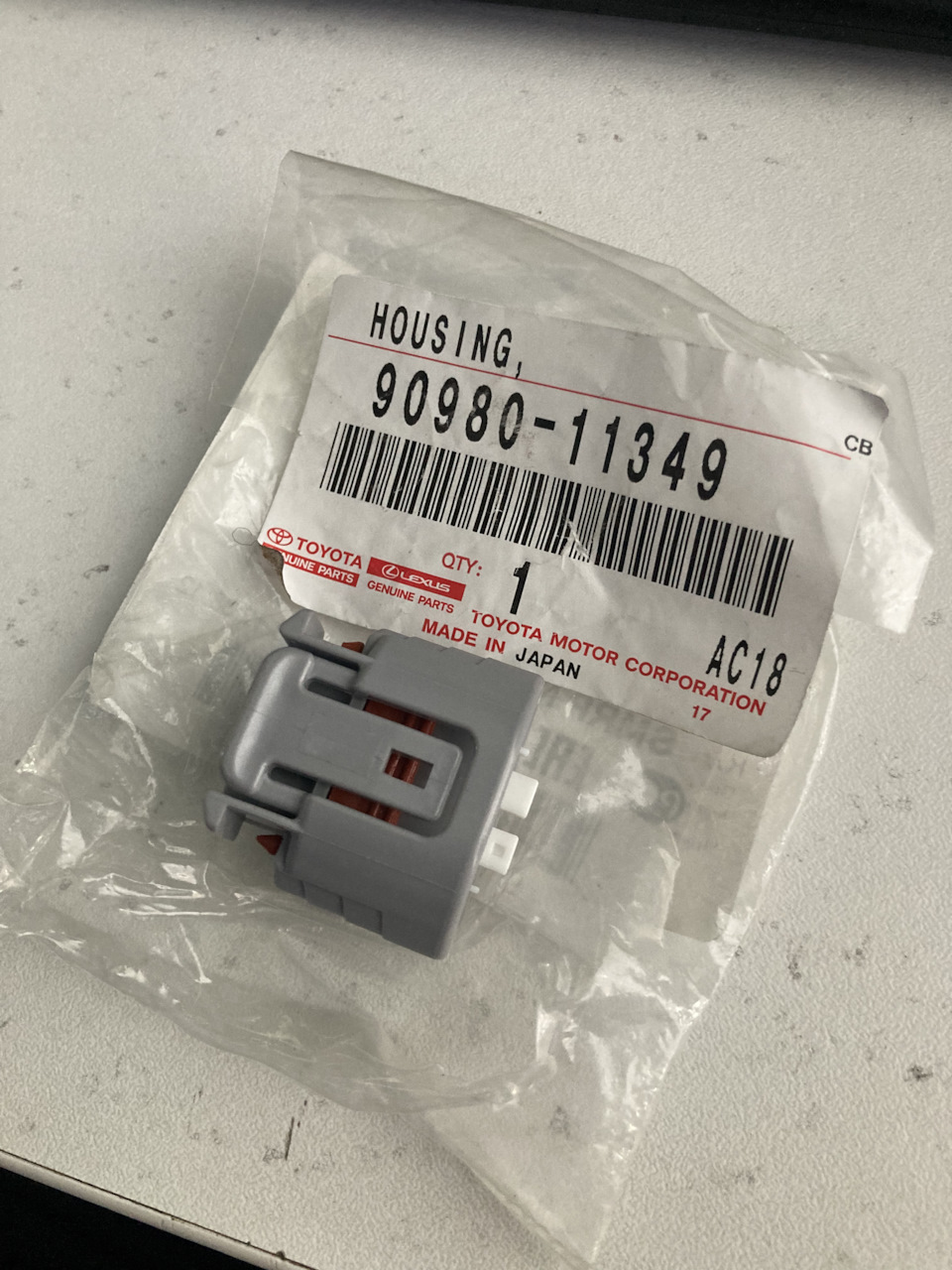 9098011349 Разъем TOYOTA LEXUS | Запчасти на DRIVE2