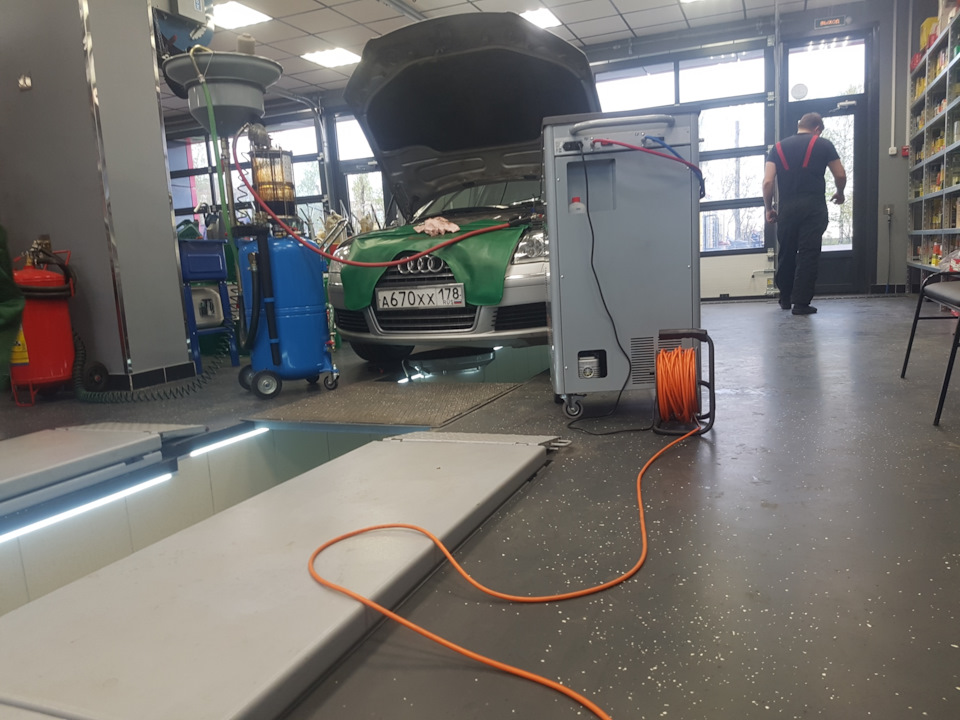 Замена переднего сальника коленвала — Mercedes-Benz C-Class (W205), 1,6 ...