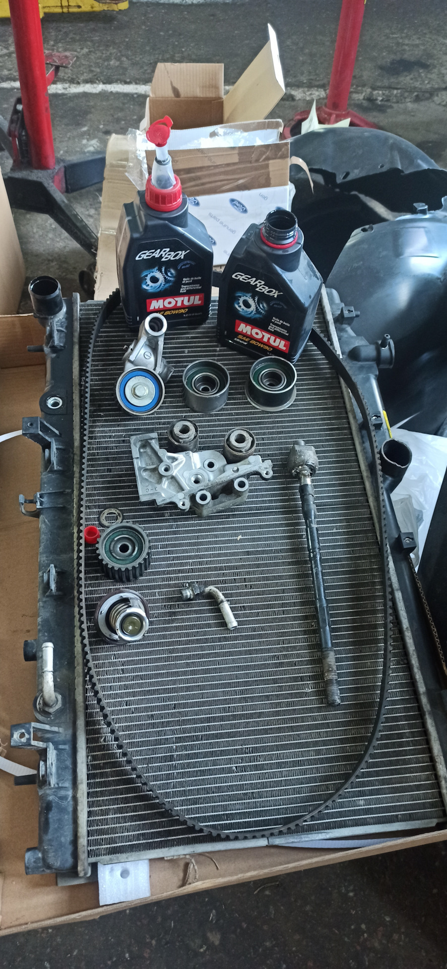 ТО, ГРМ, радиатор+термостат, ходовая — Subaru Outback (BR), 2,5 л, 2010 ...