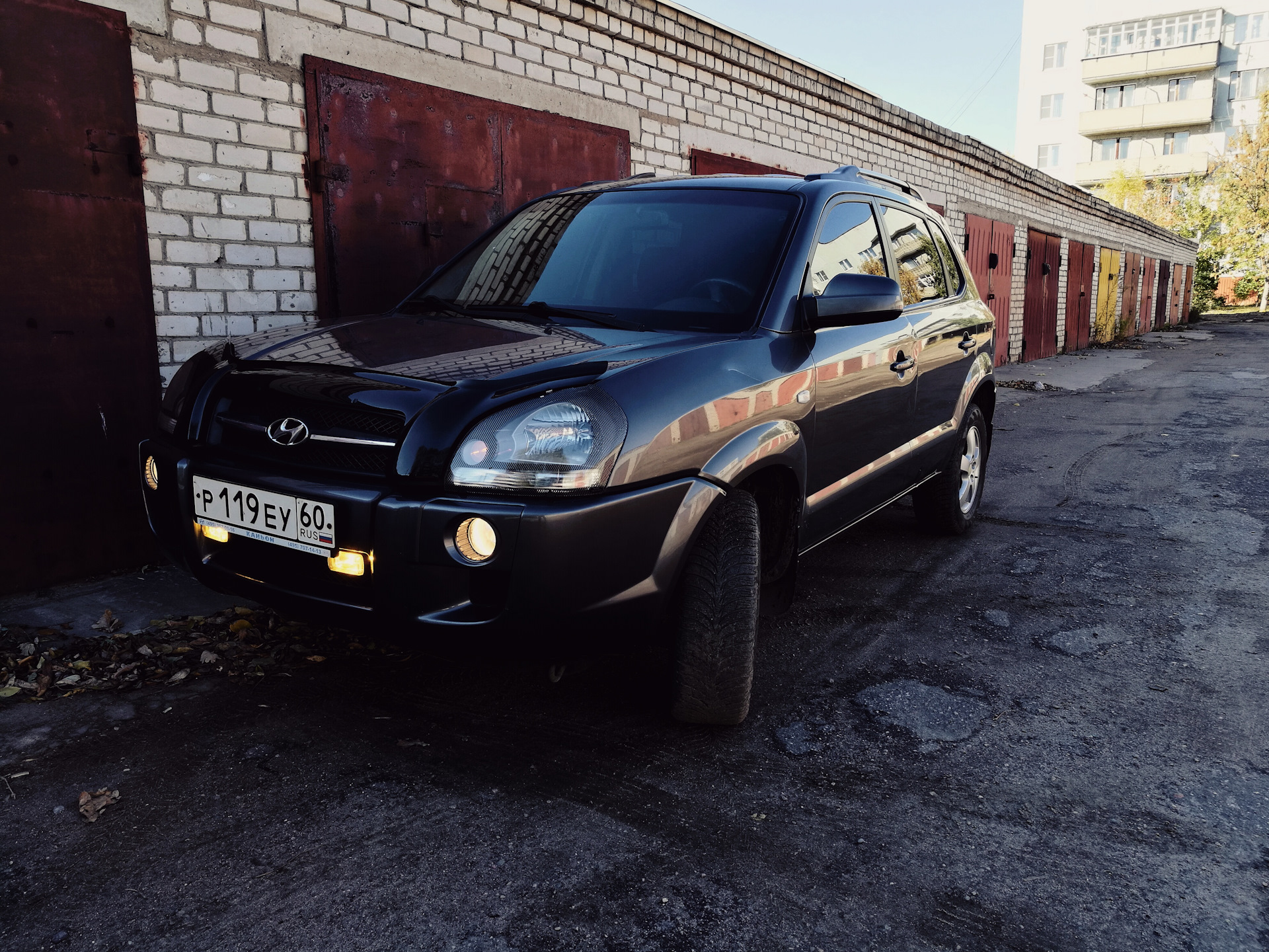 Небольшие видоизменения — Hyundai Tucson (JM), 2 л, 2008 года ...