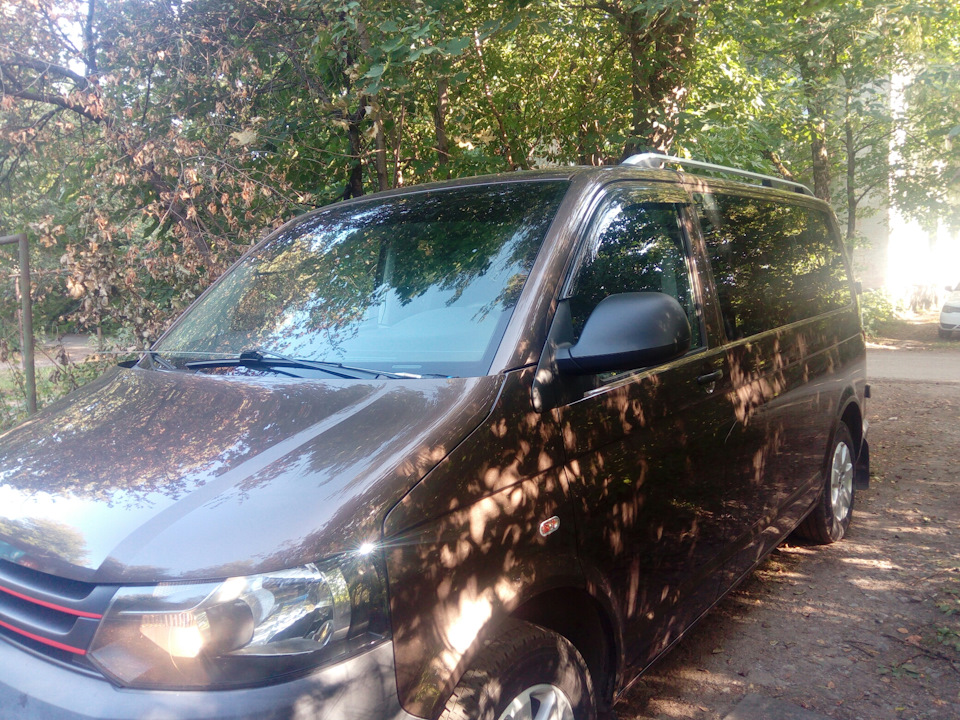 Турецкие рейлинги — Volkswagen Caravelle (T5), 2 л, 2011 года ...