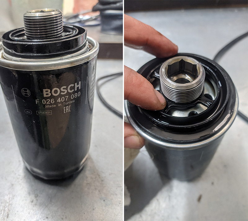 Маслянный фильтр BOSCH F026407080 Made in Тунис — Skoda Yeti, 1,8 л ...