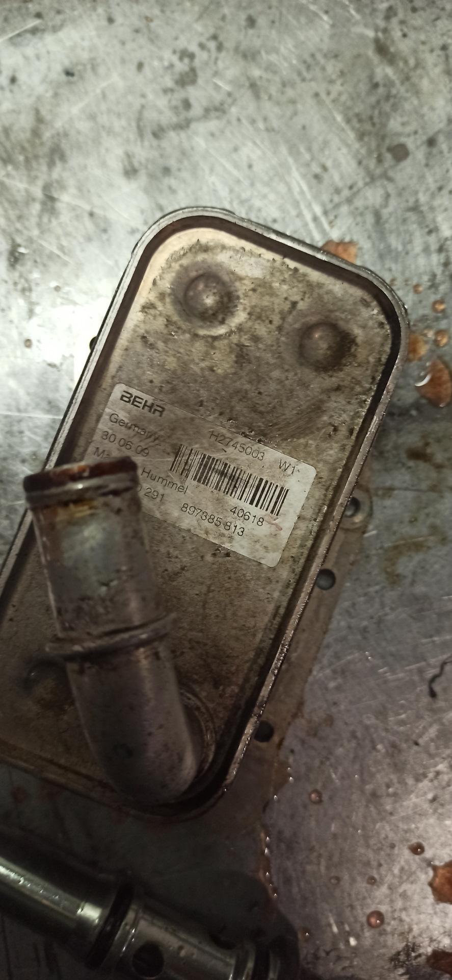 897385813 Прокладка масляного фильтра GM | Запчасти на DRIVE2