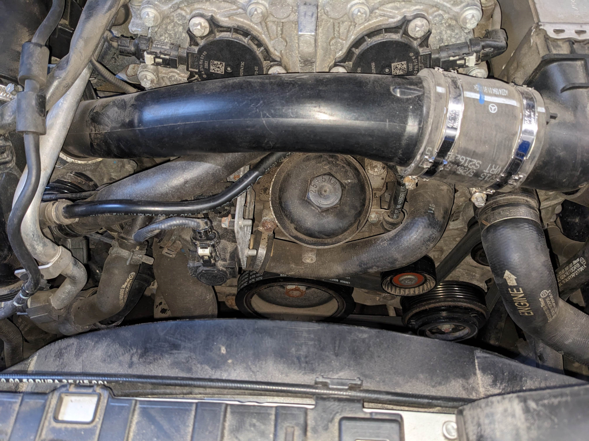 Замена КВКГ на M274 — Mercedes-Benz C-Class (W205), 1,6 л, 2015 года ...