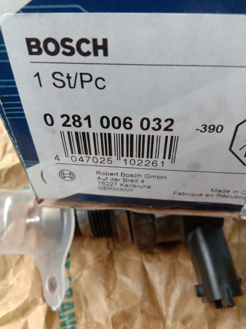 0281006032 Редукционный клапан BOSCH | Запчасти на DRIVE2