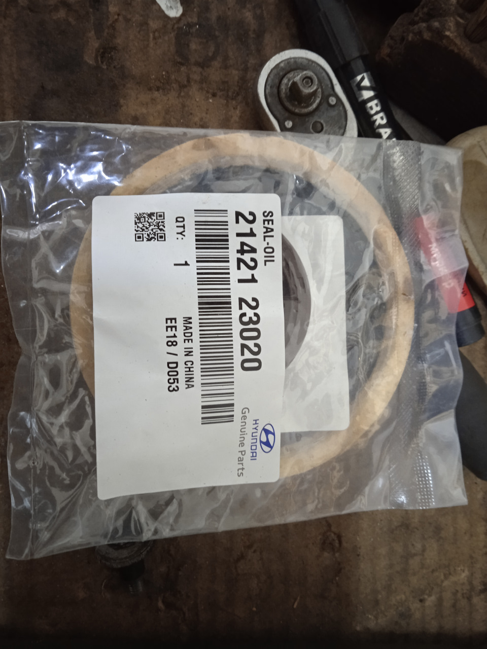 2142123020 Сальник коленвала лобовой KIA HYUNDAI | Запчасти на DRIVE2