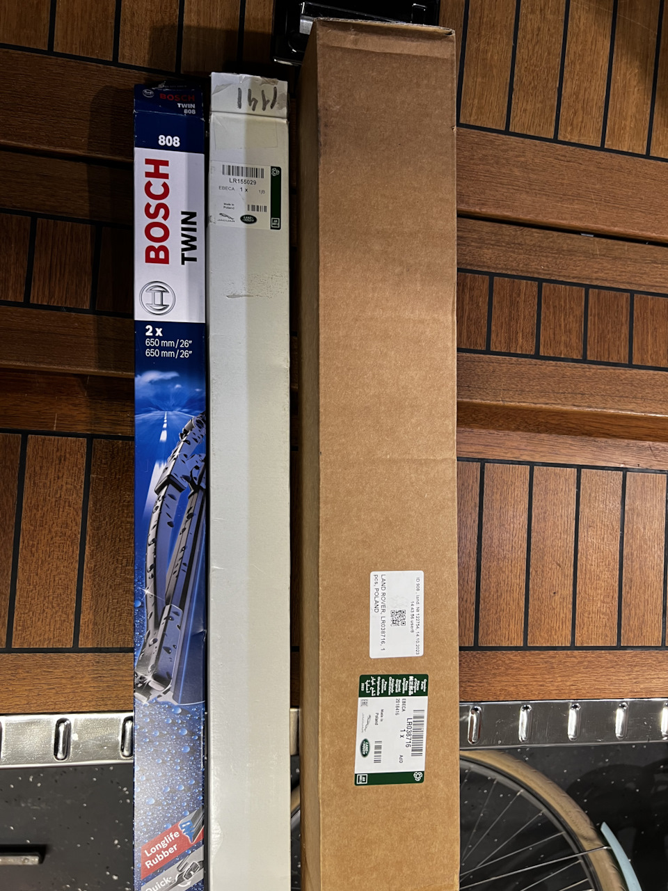 Замена поводка дворников. Аксессуары для хранения. — Land Rover Range ...