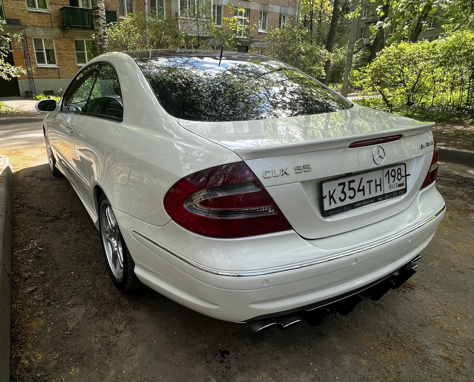 Вторая молодость 55-го — Mercedes-Benz CLK 55 AMG (W209), 5,4 л, 2003 ...