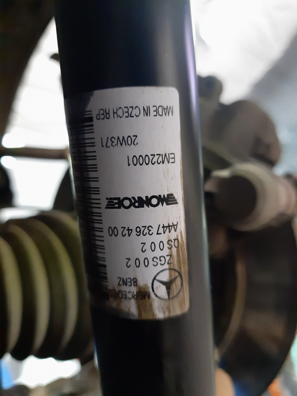 A4473264200 Амортизатор подвески MERCEDES | Запчасти на DRIVE2