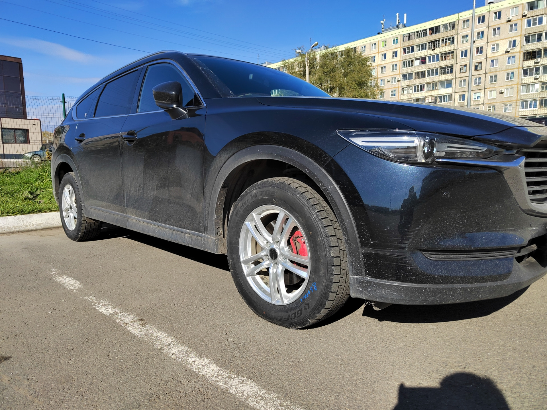 Переобулся в зиму — Mazda CX-8, 2,5 л, 2019 года | шины | DRIVE2